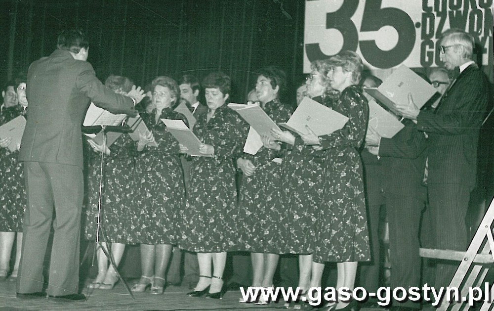 35-lecie Chóru "Dzwon" - Gostyń 1984r. - GaSo - archiwalne zdjęcia Gostynia
