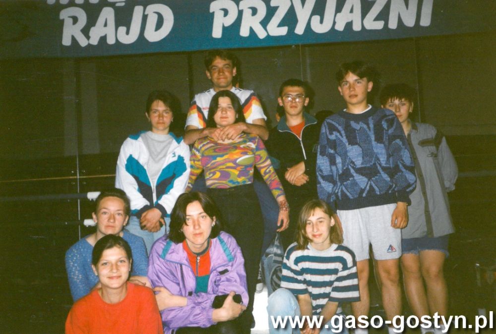 Uczniowie na rajdzie - GaSo - archiwalne zdjęcia Gostynia